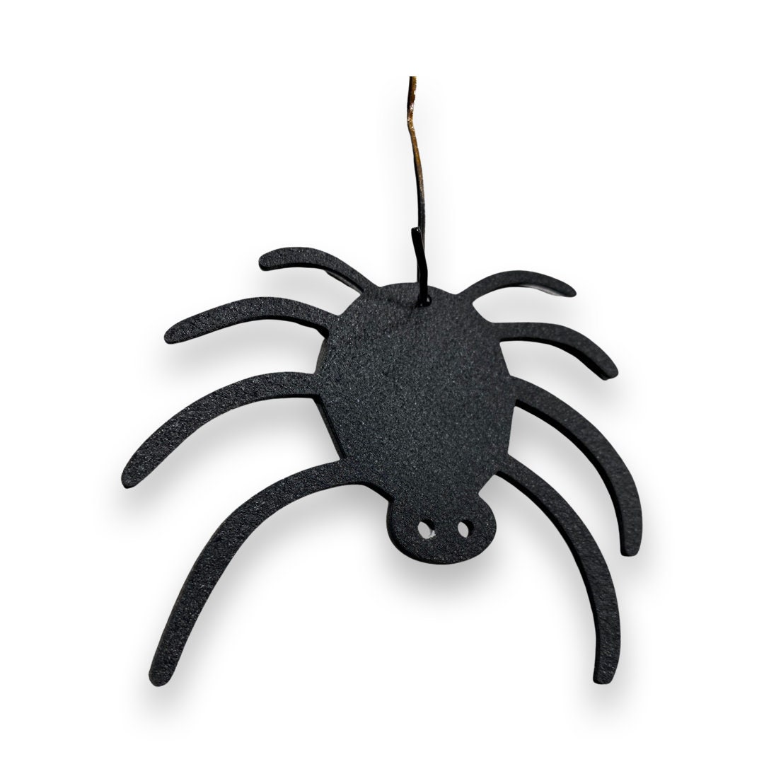 Spooky Spider Halloween Decor, Black Spider Metal Wall Hanging ...