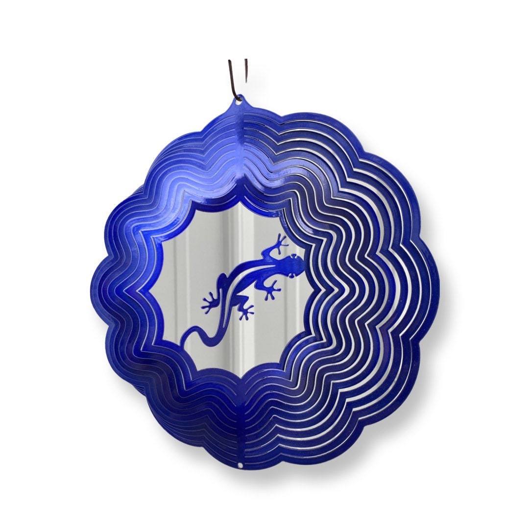 Lizard Wind Spinner, Garden Wind Spinner, Lizard Outdoor Decor - Etsy