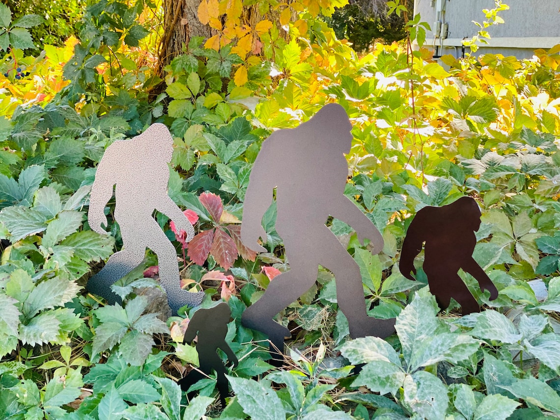 Bigfoot Metal Yard Stake Sasquatch Decor Garden Decor Metal - Etsy