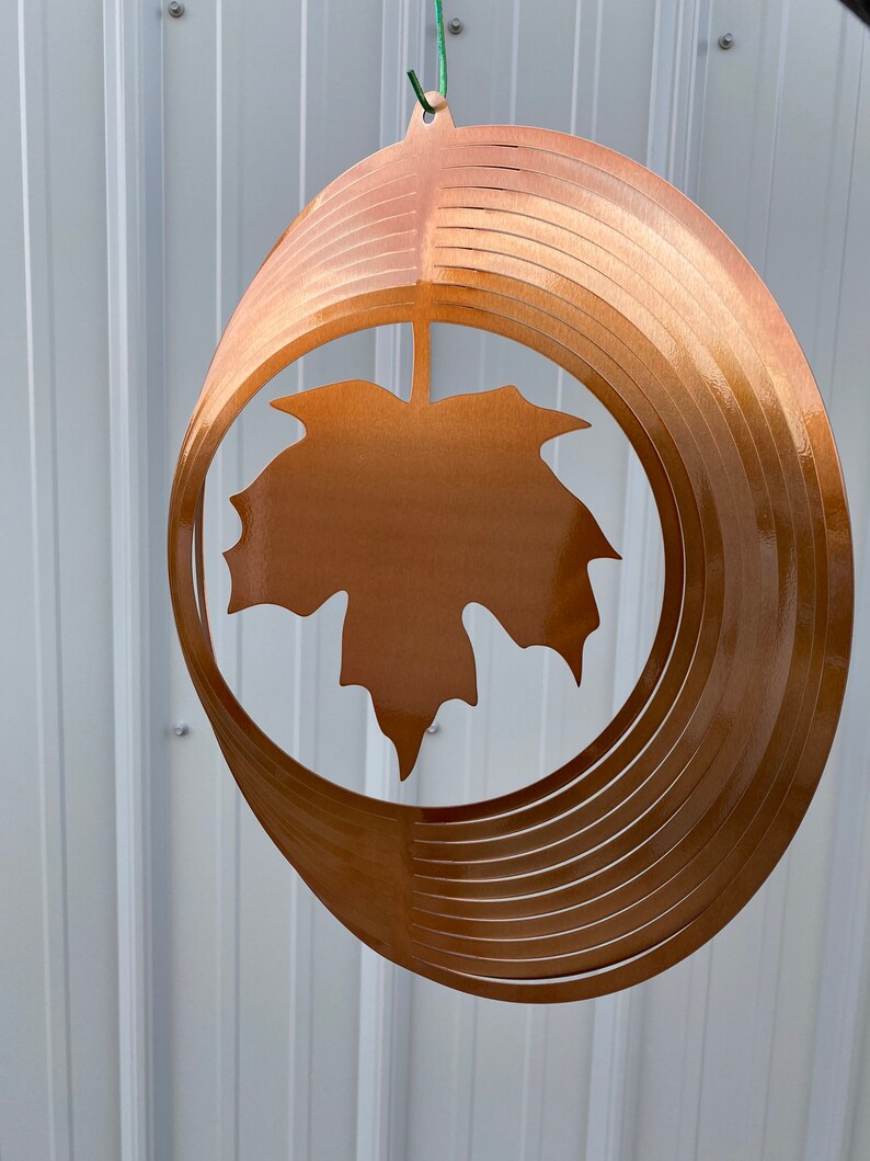 Maple Leaf Wind Spinner, Maple Leaf Art, North East Gifts, Fall Decor ...