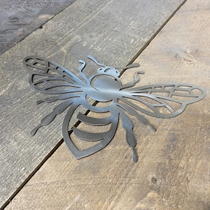 Realistic Honey Bee Metal Wall Art Metal Bee Wall Decor Metal Art ...