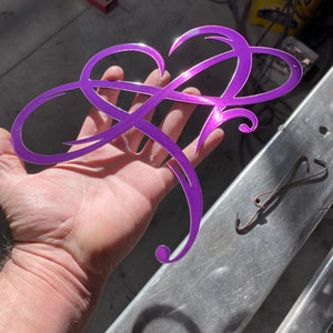 Infinity Heart Sign, Infinity Symbol Wall Art, Love Infinity Sign With ...