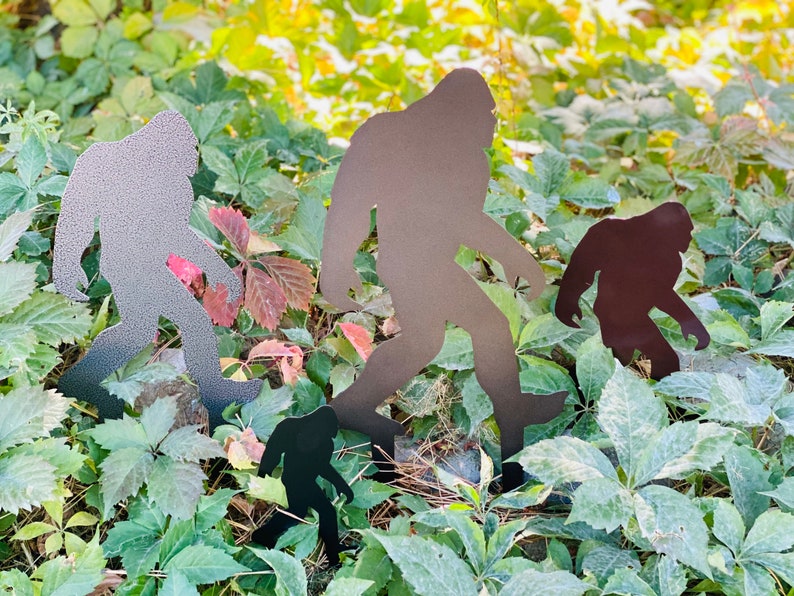 Bigfoot Metal Yard Stake Sasquatch Decor Garden Decor Metal - Etsy
