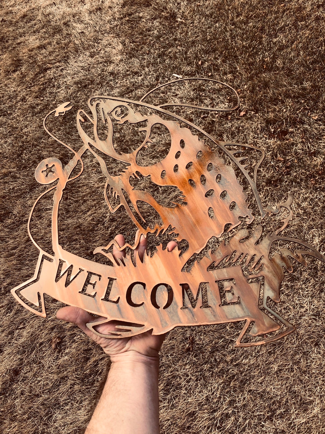 Fishing Welcome Sign Fly Fishing Gifts Customizable Welcome - Etsy
