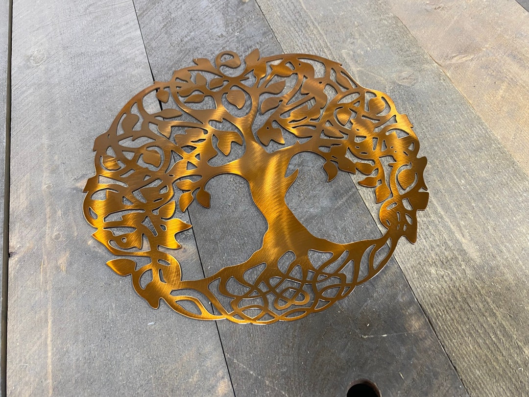 Tree of Life Metal Wall Hanging, Tree of Life Metal Home Decor, Tree ...