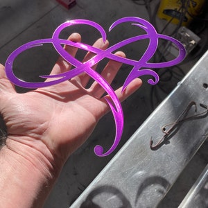 Infinity Heart Sign, Infinity Symbol Wall Art, Love Infinity Sign With ...