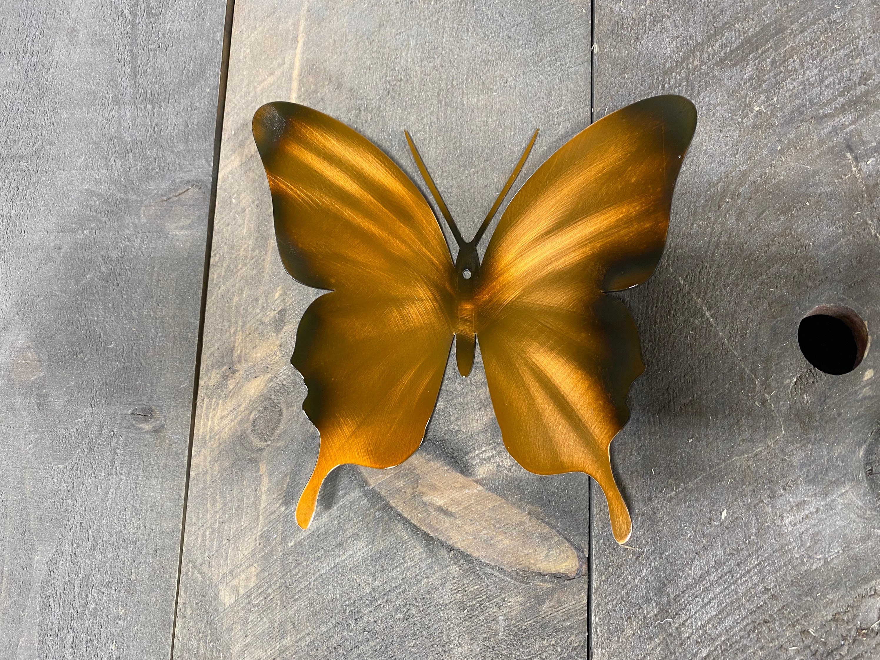 Metal Butterfly Wall Art, Monarch Butterfly, Metal Wall Hanging, Garden ...