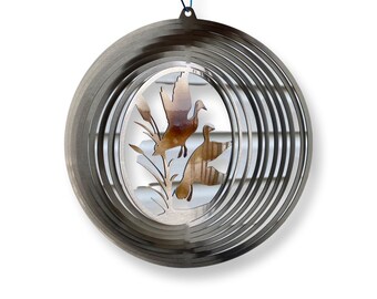 Wood Duck Wind Spinner - Etsy