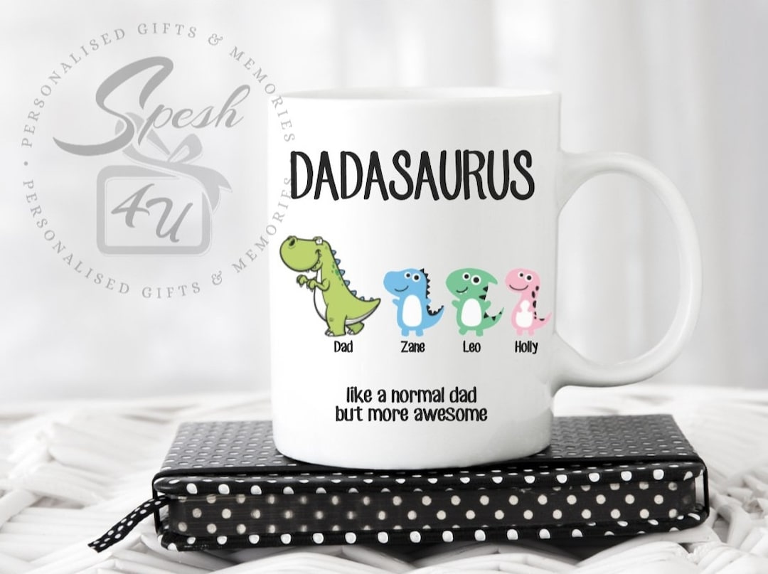 Dadasaurus Mug, Daddysaurus Mug,personalised Mug, Father's Day ...