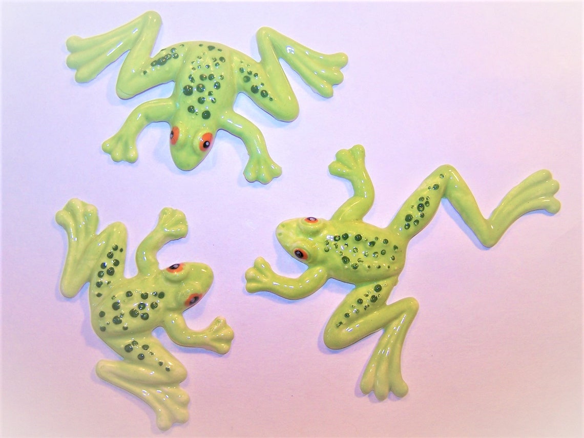 Mosaic Tiles FROGS 3 Pc Ceramic Handmade Ceramic | Etsy