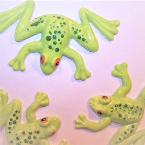 Mosaic Tiles FROGS 3 Pc Ceramic Handmade Ceramic | Etsy