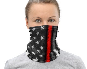Thin Red Line Mask - Etsy