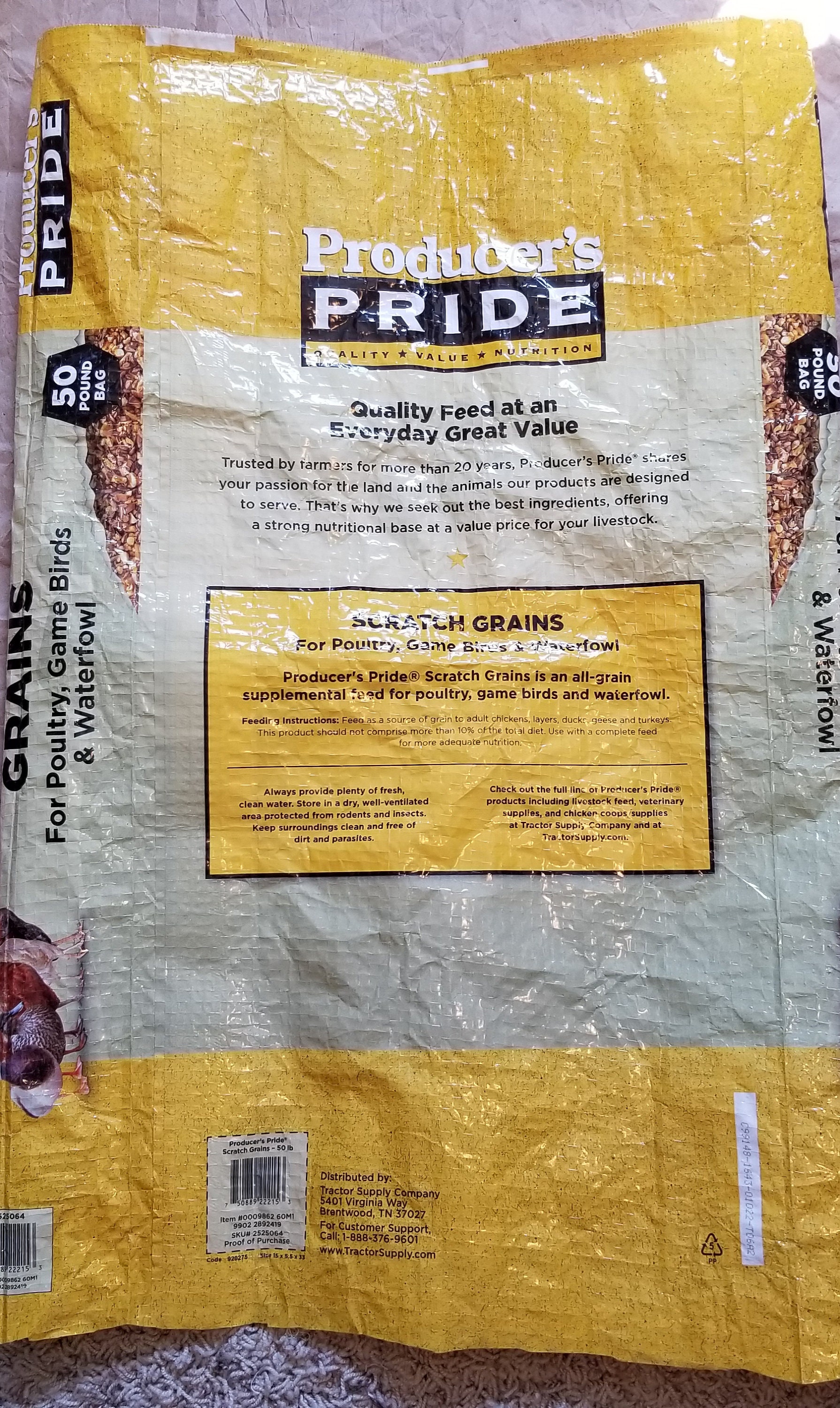47-50lb Feed Bags, Empty Poultry Feed Bags for Crafting, Variety ...