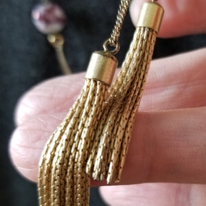 Set of 3 Necklace Parcel / Vintage Retro Long Chain, Glass Beads, Short ...