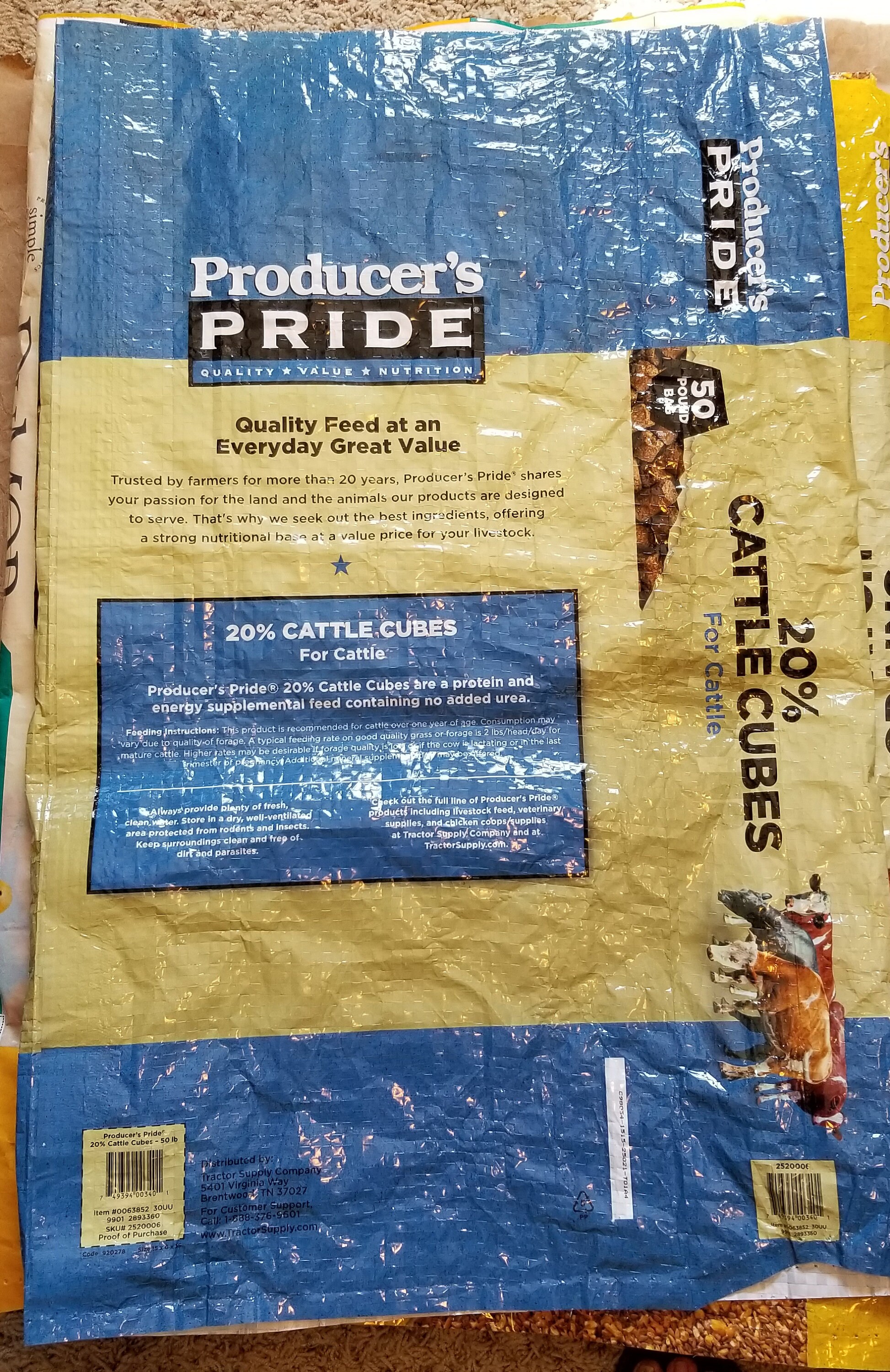 47-50lb Feed Bags, Empty Poultry Feed Bags for Crafting, Variety ...