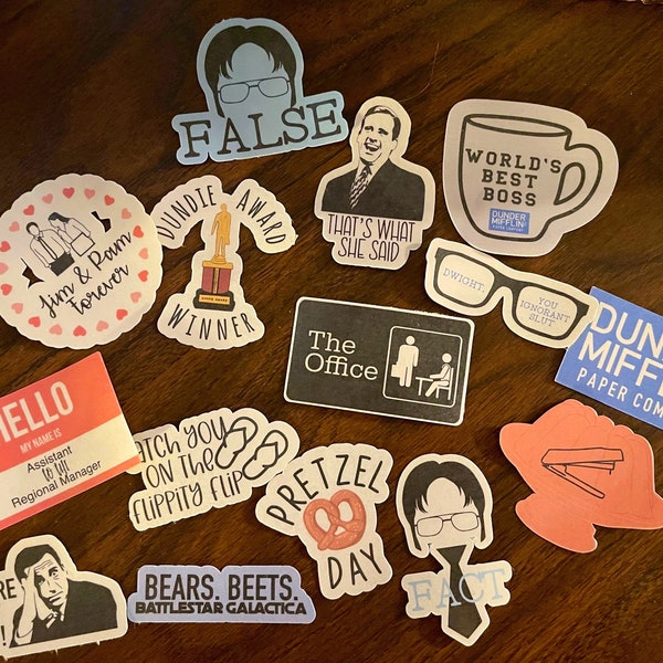 The Office Stickers - Etsy