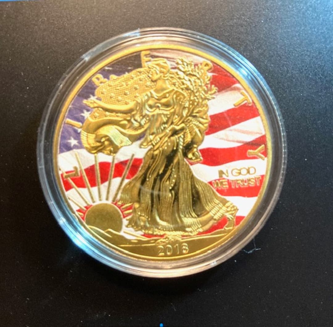 2018 Walking Liberty Gold/silver Coin. - Etsy