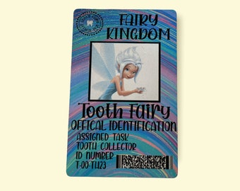 Tooth Fairy Id Badge - Etsy