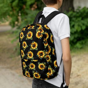 Sunflowers Backpack, Kids Backpack, Backpack Purse, Cute Backpack ...