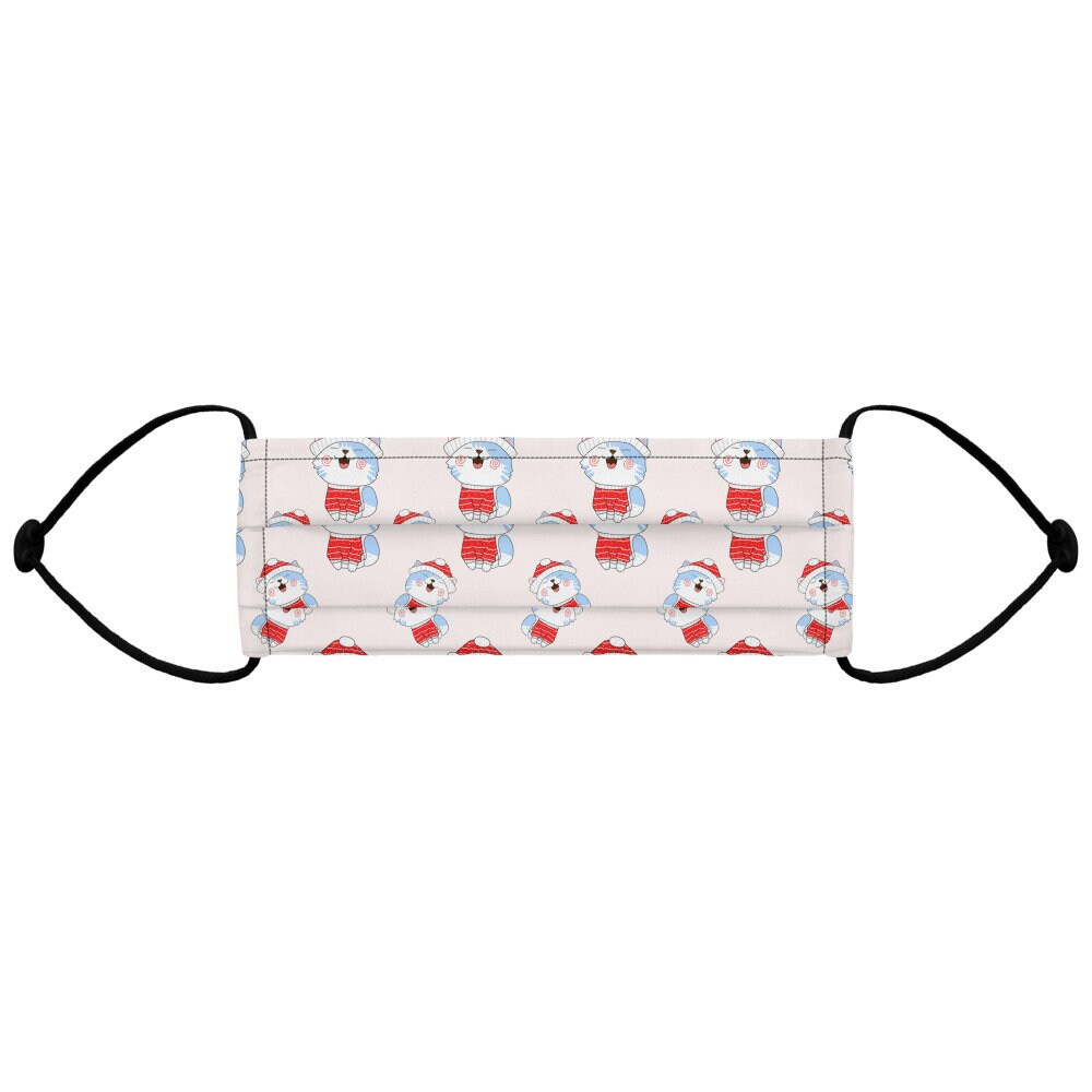 Christmas Cat Premium Face Mask - Etsy