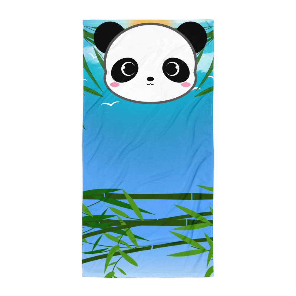 Panda Towel, Panda Gift, Custom Panda Gift, Panda Beach Towel, Best ...