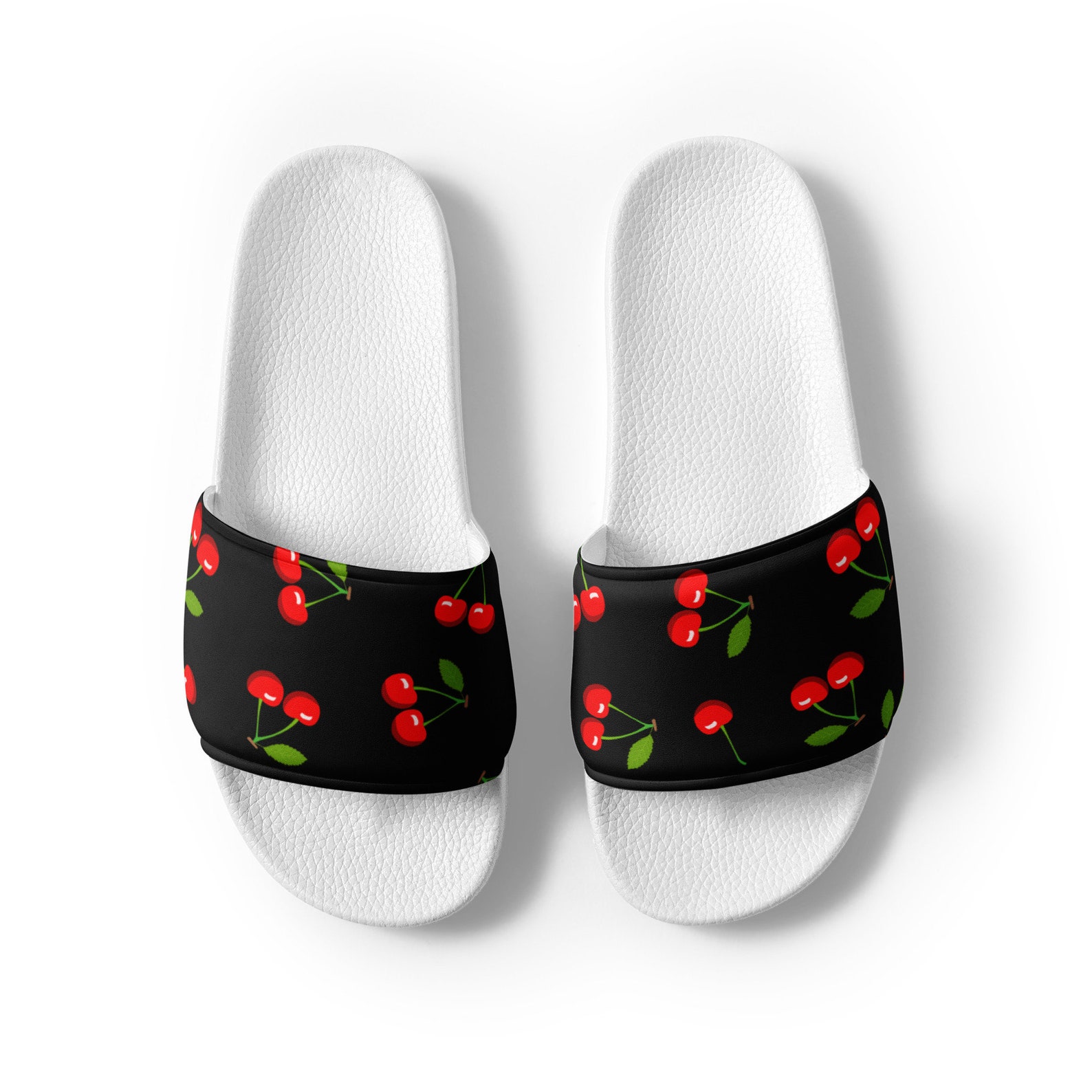 Cherry Women's Slides Sandals Women Sandals for Women - Etsy