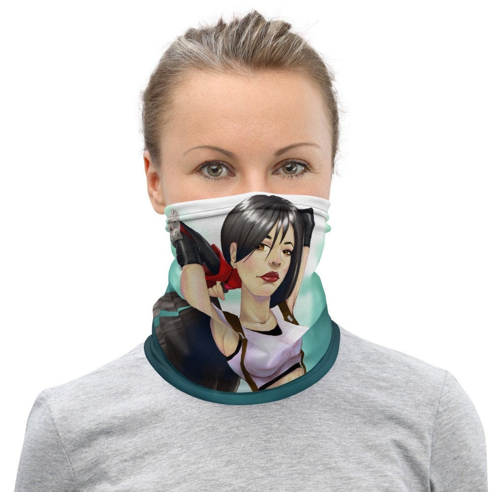 Tifa Neck Gaiter L Face Mask L Balaclava L Bandit Mask L Face Covering ...
