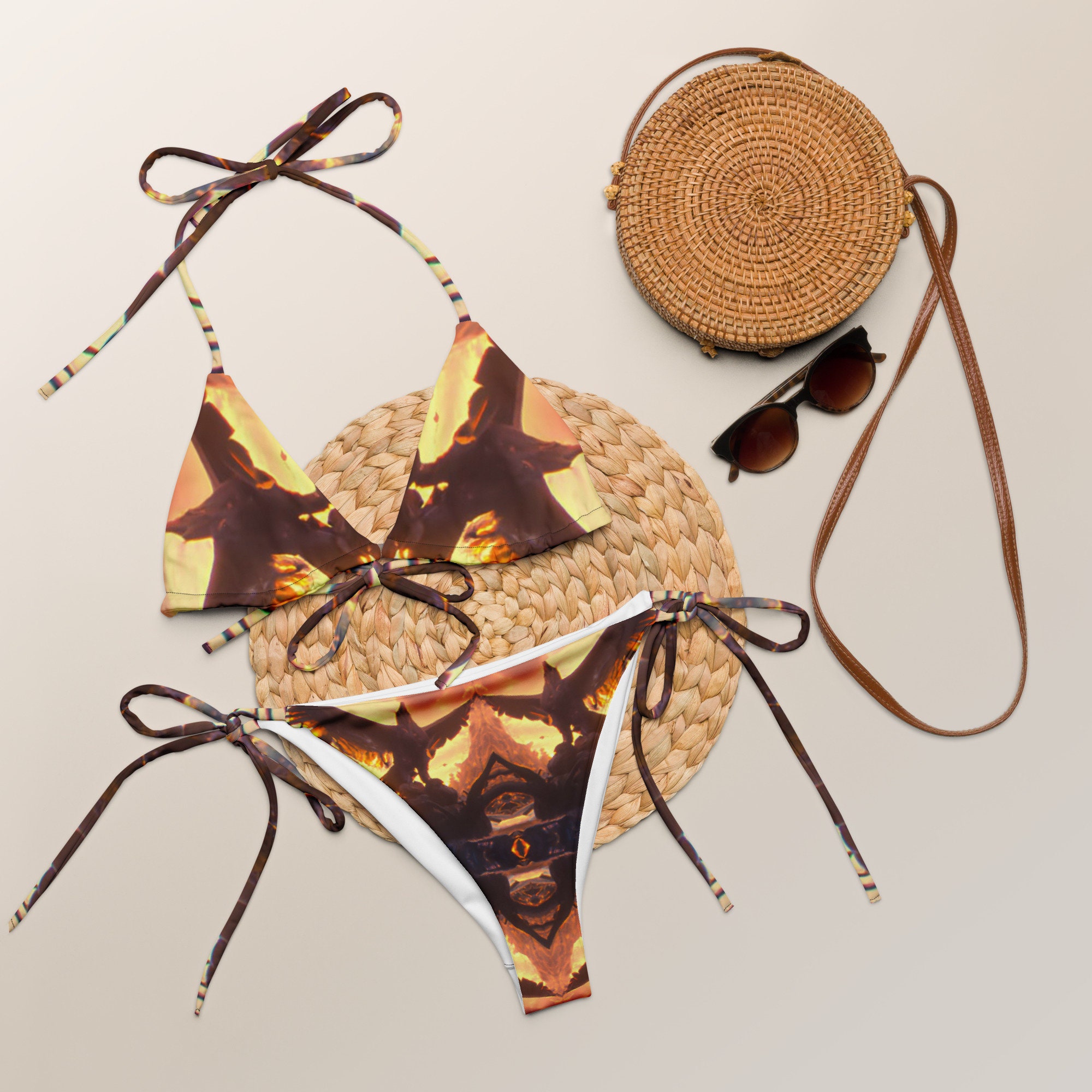 Sunrise Eagle Recycled String Bikini, American Eagle String Bikini ...