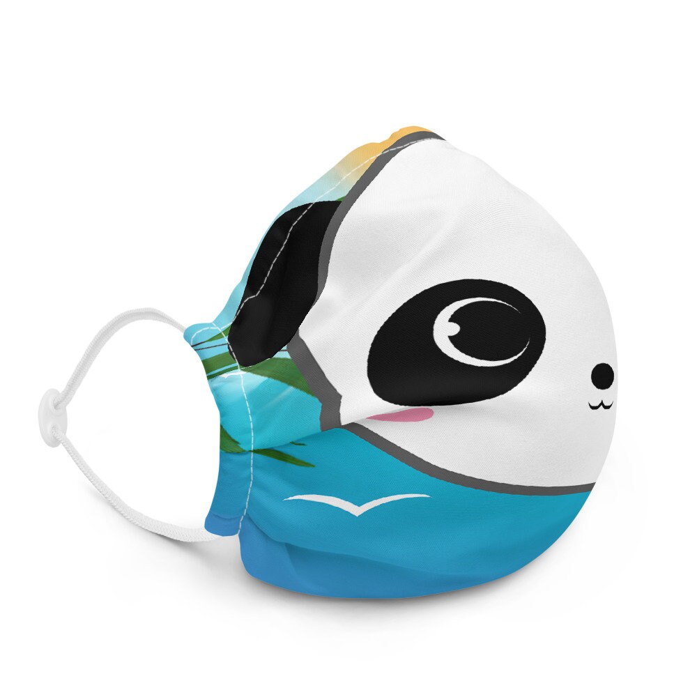 Panda Premium Face Mask Panda Kids Mask Panda Gift Panda - Etsy