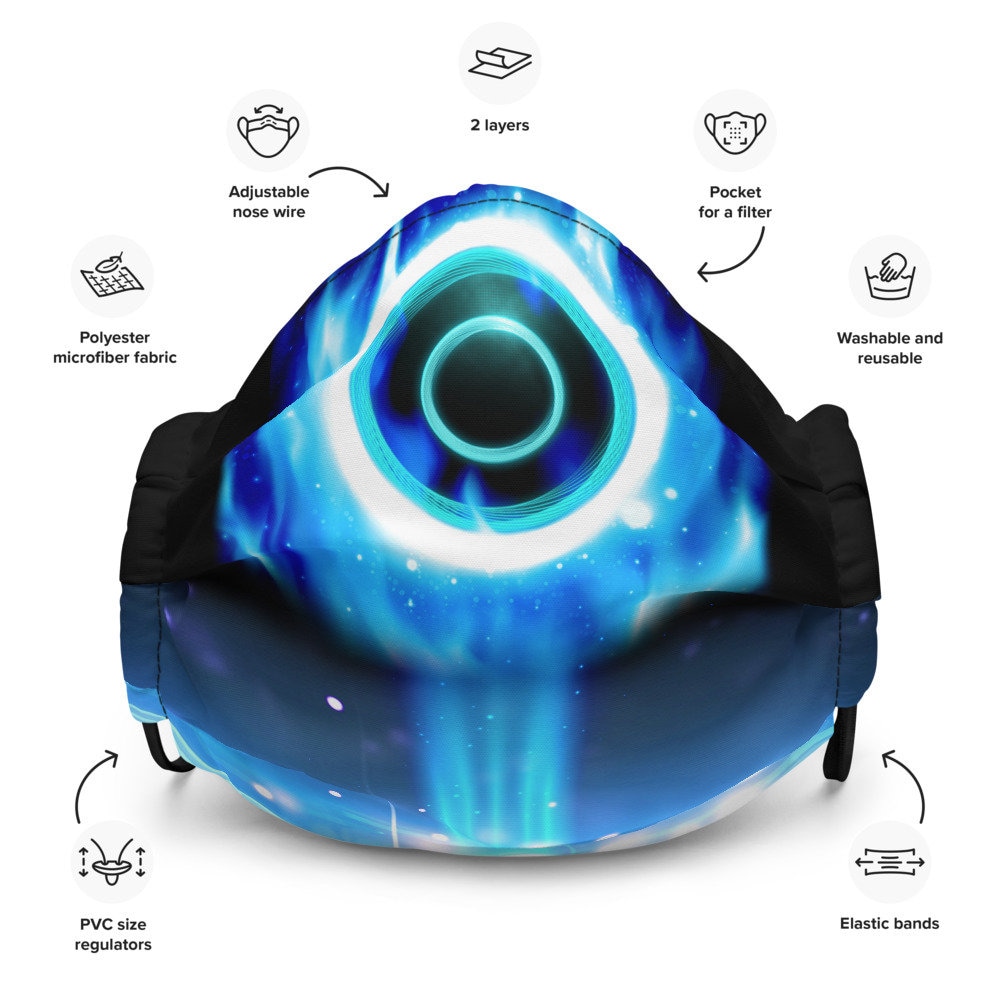 Tron Inspired Premium Face Mask - Etsy