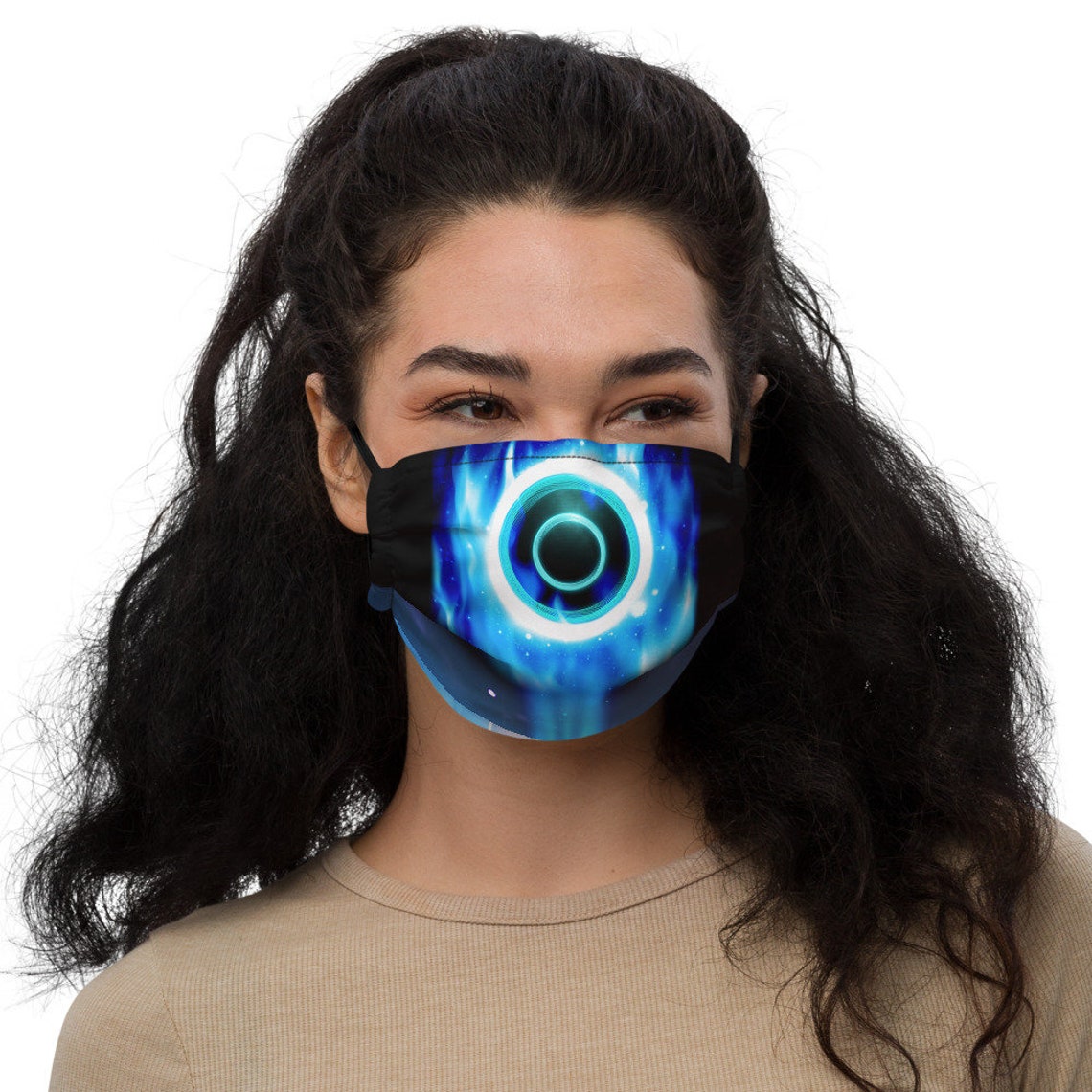 Tron Inspired Premium Face Mask | Etsy