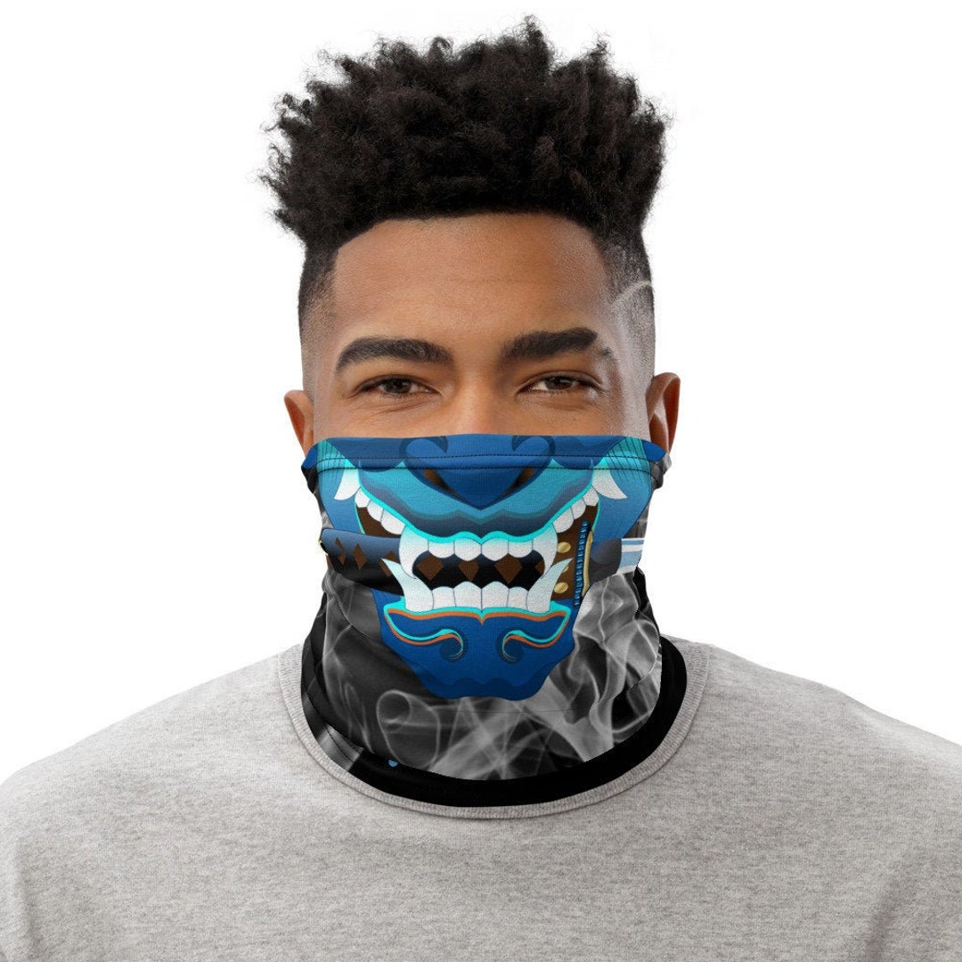 Hannay Oni All-over Print Neck Gaiter L Face Mask L Face Covering L ...