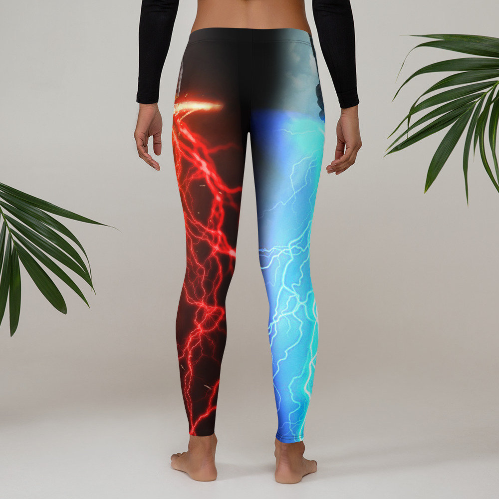Lightning Leggings, Dark Saber Inspired, in a Galaxy Far Away, Do or Do Not There is No Try, Use ...