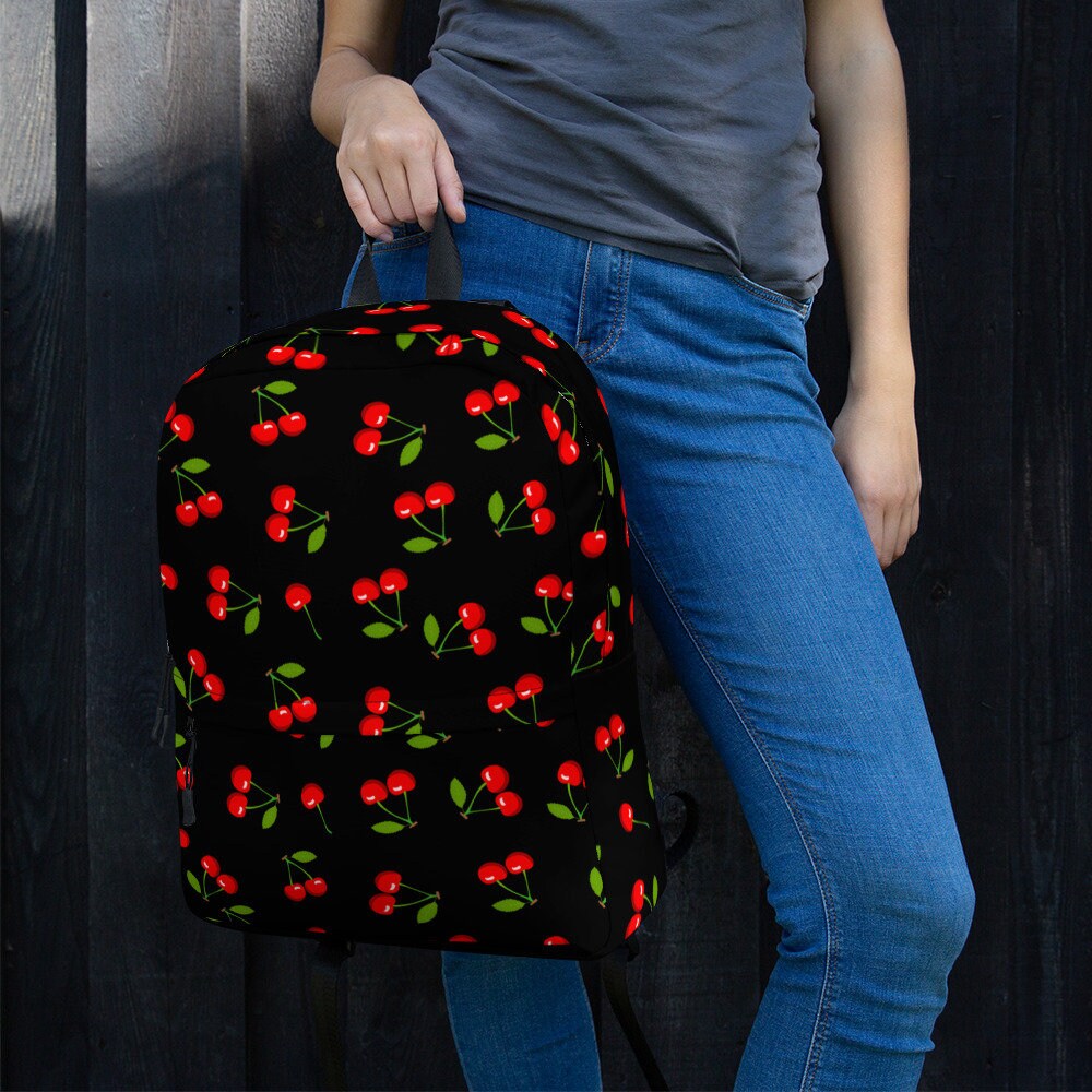 Black Cherry Backpack Kids Backpack Backpack Purse Cute - Etsy