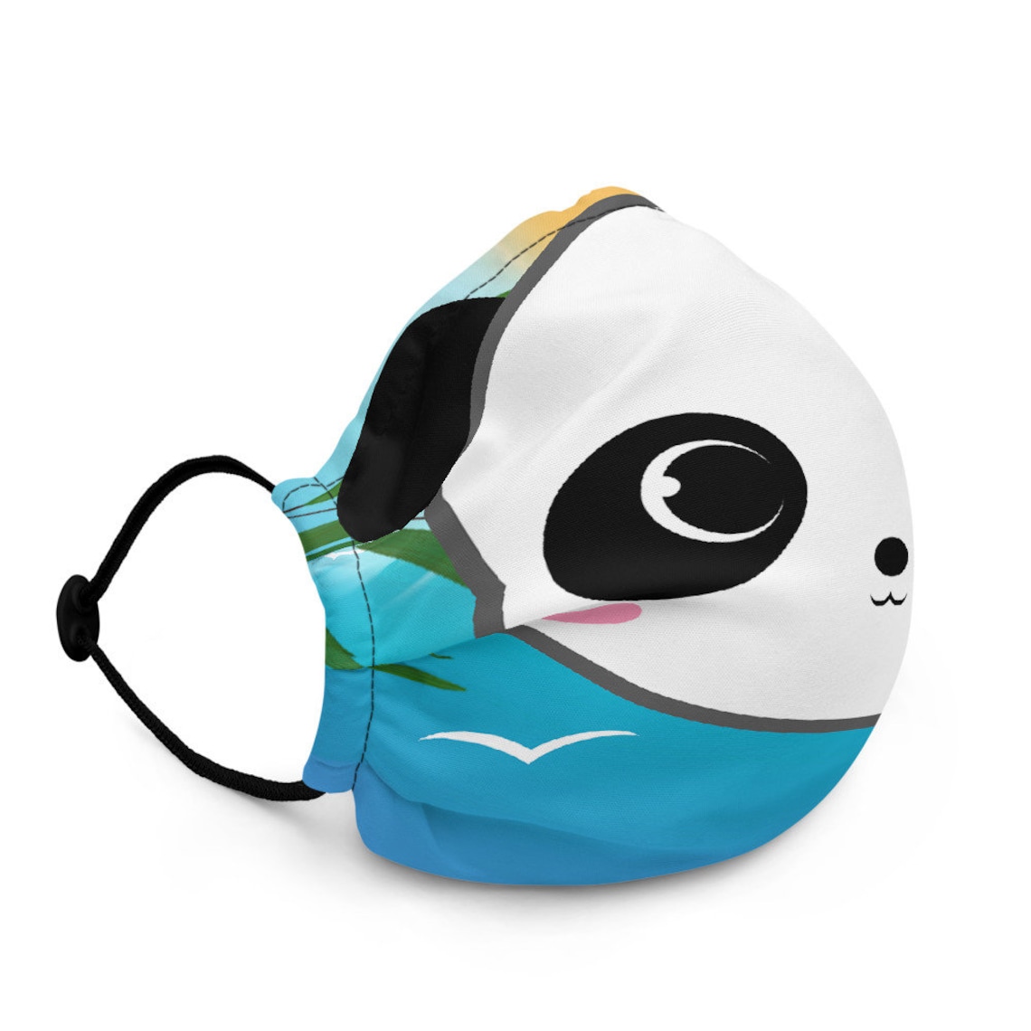 Panda Premium Face Mask Panda Kids Mask Panda Gift Panda - Etsy