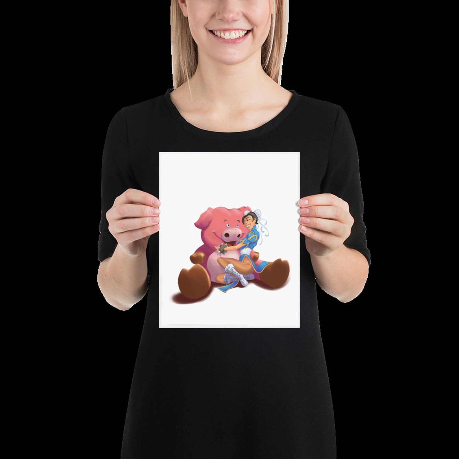 Chun-li for the Year of the Pig via Capcom's Street - Etsy