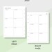 Printable 2022-2023 Yearly Overview Planner Simple Year at a Glance on ...
