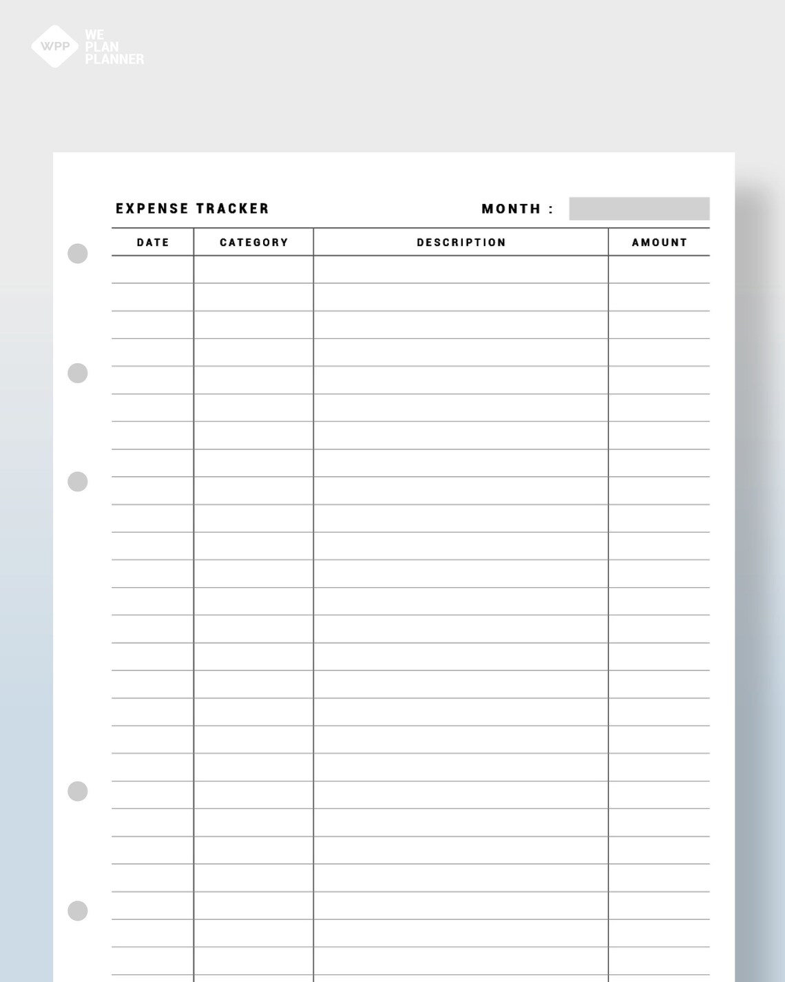 Income & Expense Tracker Printable Planner Fillable Business | Etsy