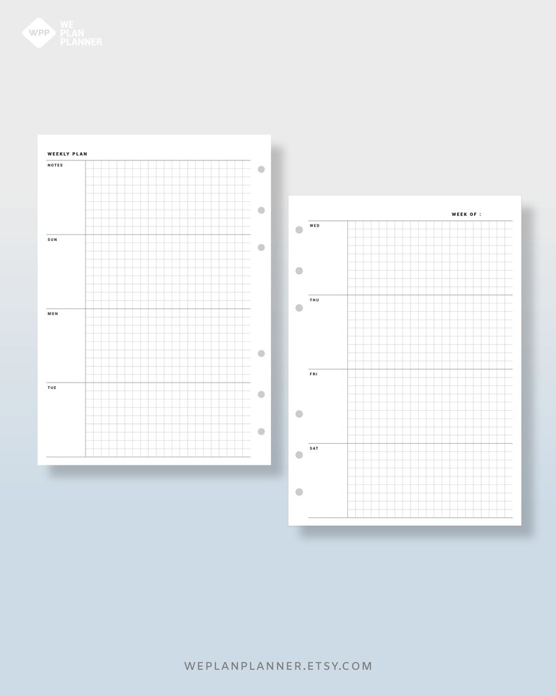 Printable Weekly Schedule Planner Editable Week on 2 Page Weekly to Do ...