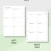 Printable 2022-2023 Yearly Overview Planner Simple Year at a Glance on ...