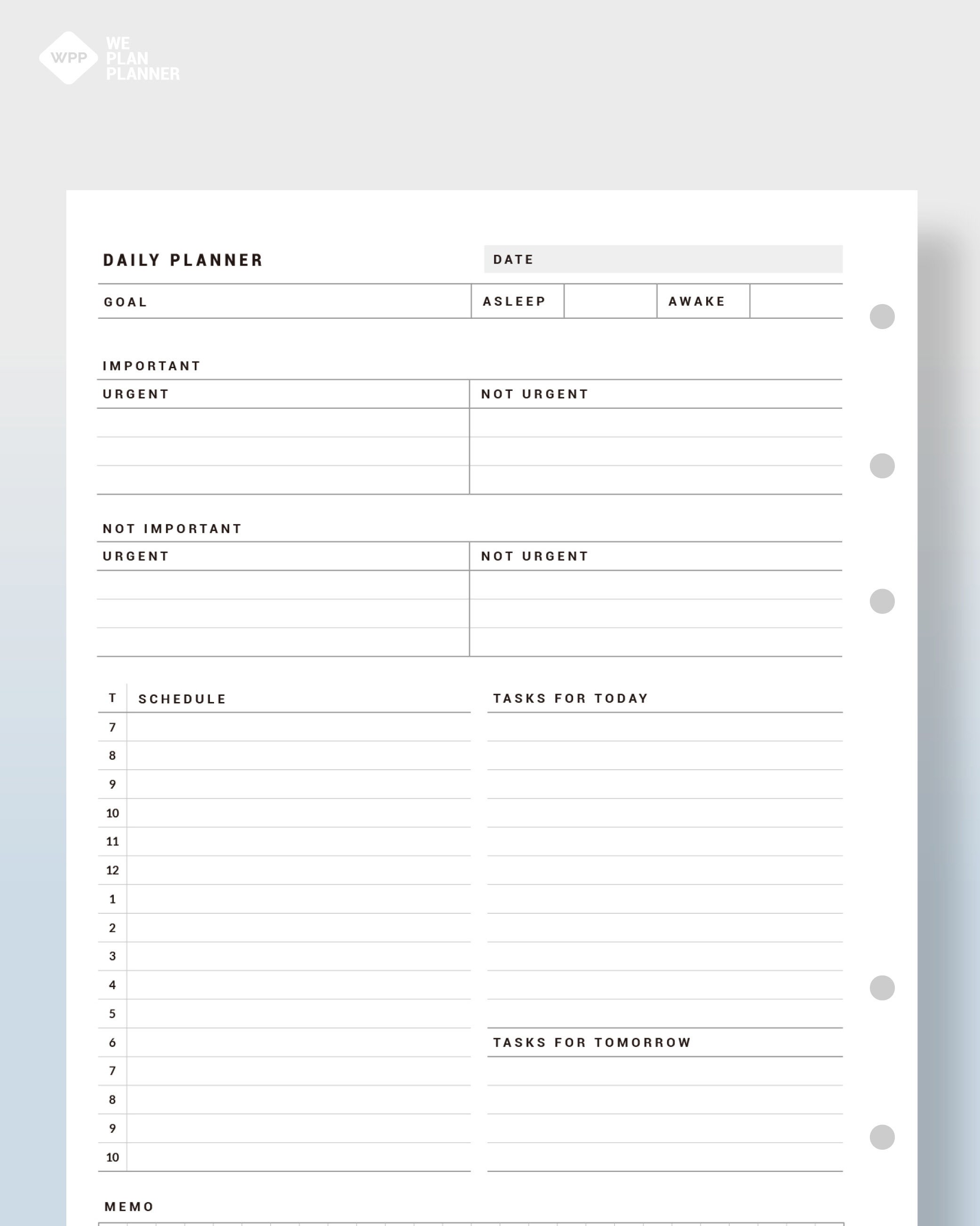 ADHD Planner Printable ADHD Daily Task Plan Sleep Tracker - Etsy UK