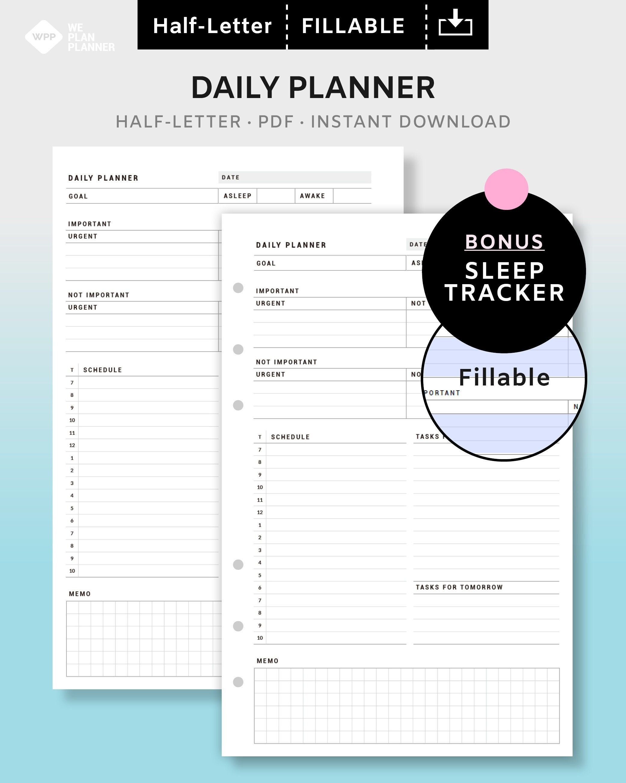 ADHD Planner Printable ADHD Daily Task Plan to Do List - Etsy