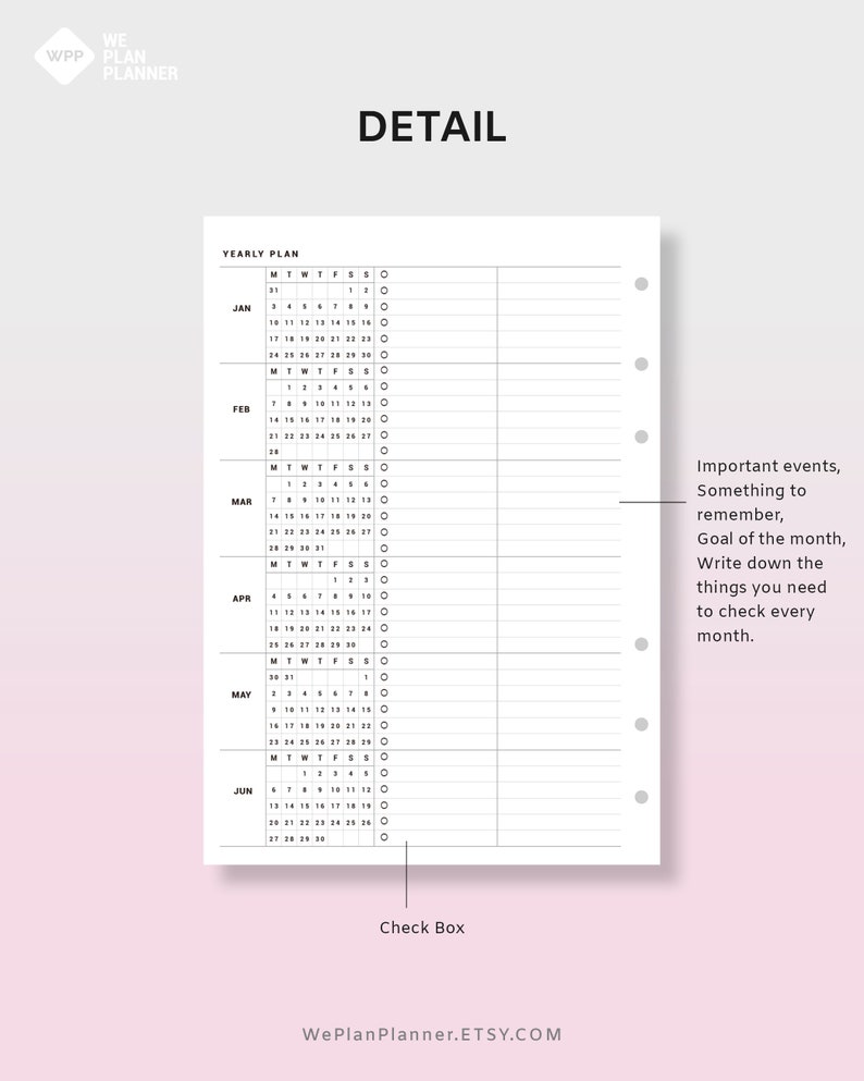 Afdrukbare kalender 2022-2023 Jaaroverzicht Planner Jaar in - Etsy ...