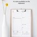 Printable Grid Daily Task Planner timetable Minimalist - Etsy