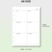 Printable 2022-2023 Yearly Overview Planner Simple Year at a Glance on ...