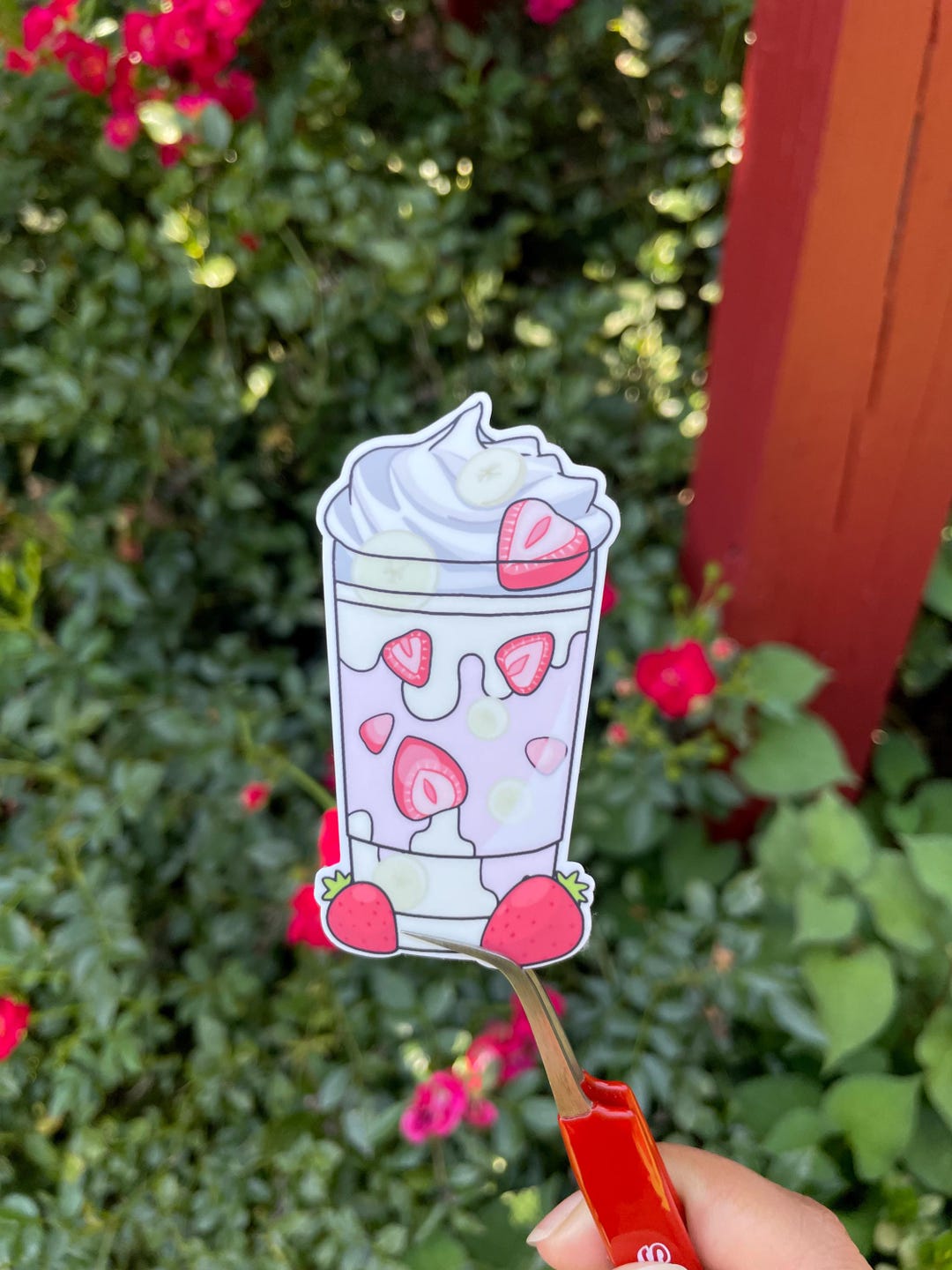 Fresas Con Crema, Latino Sticker, Antojitos, Vinyl Sticker, for Him ...