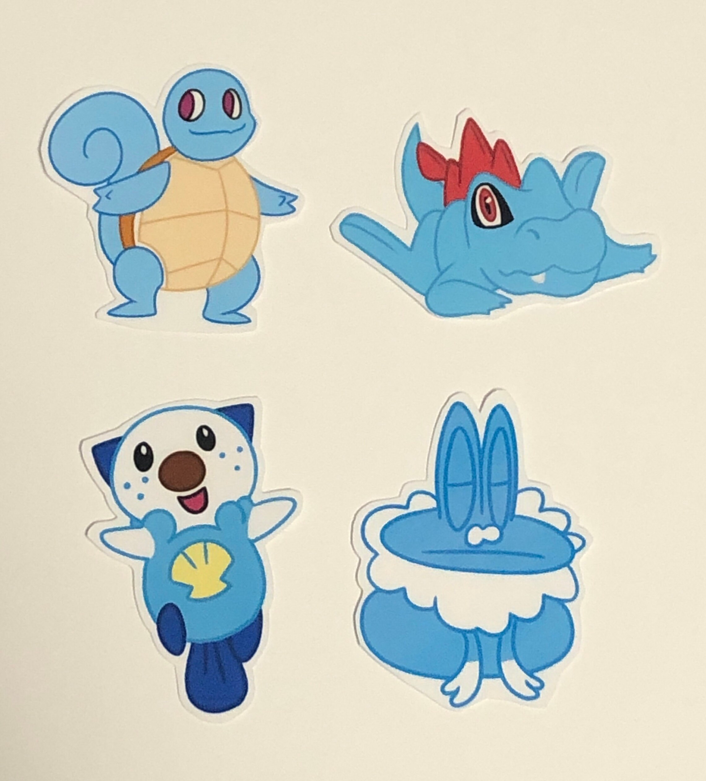 Pokemon Starter Sticker Pack Paquete de inicio de agua | Etsy