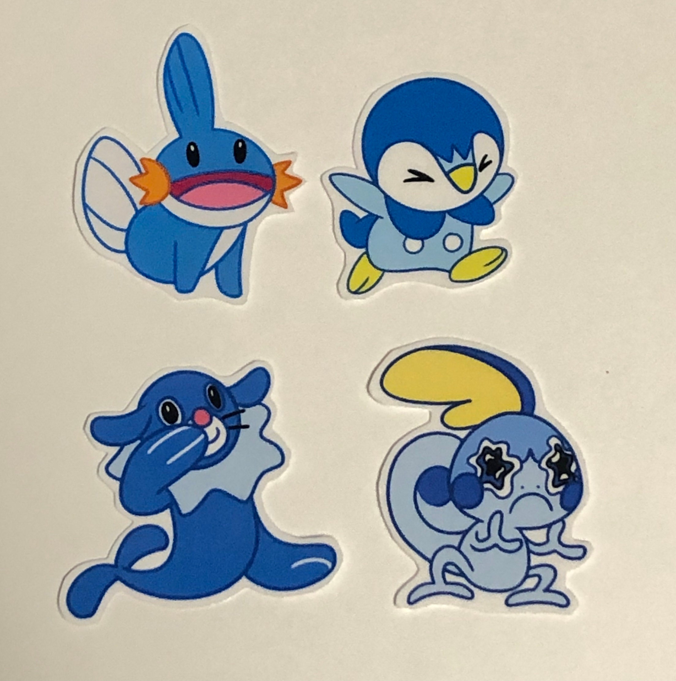 Pokemon Starter Sticker Pack Paquete de inicio de agua | Etsy
