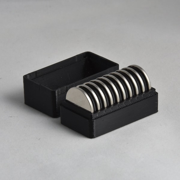 D Cell Battery Storage Box - Etsy