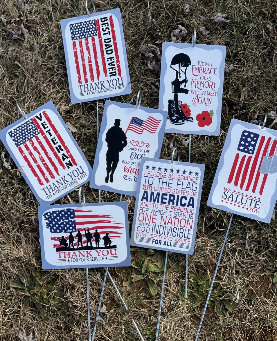 Honor and Thank Your Veteran for Their Service With Handmade Memorial ...